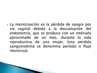 Ciclo menstrual | PPTX