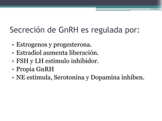 Ciclo ovárico y ciclo menstrual | PPTX