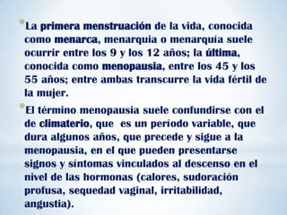 Ciclo reproductor femenino | PPTX