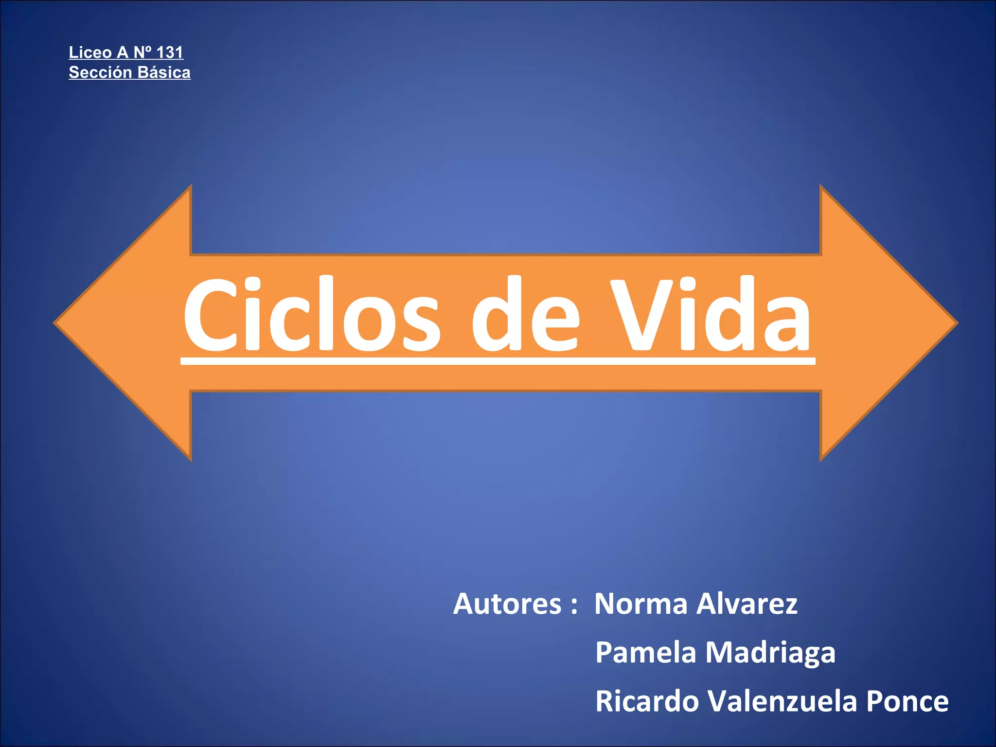 Ciclos de vida | PPT