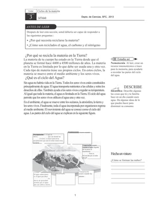 Ciclos en la naturaleza | PDF