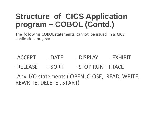 Cics Application Programming Session 2