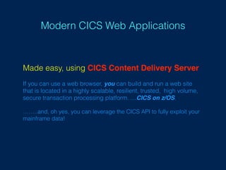CICS Content Delivery Server v3 | PPT