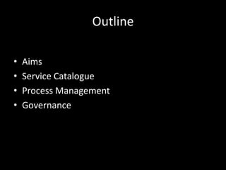 CiCS Service Strategy | PPTX