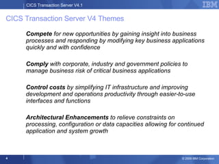 Cics Ts 4.1 Technical Overview | PPT