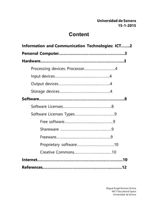 ICT Basic Concepts | DOCX | Data Storage and Warehousing | Computing
