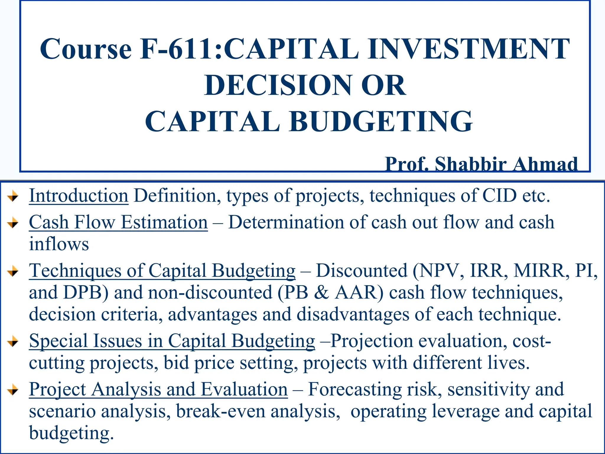 Capital Investment Decision or Capital Budgeting | PPT | Stocks and ...