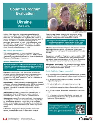 Cida lessons from evaluations | PDF