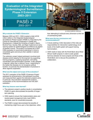 Cida lessons from evaluations | PDF