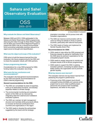 Cida lessons from evaluations | PDF