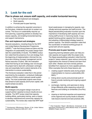 Cida lessons from evaluations | PDF