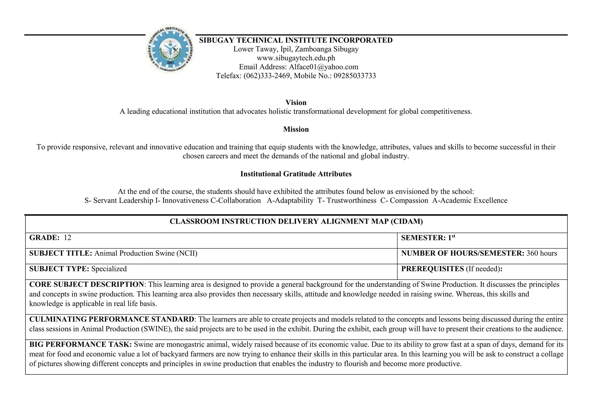 CLASSROOM INSTRUCTION DELIVERY ALIGNMENT MAP.docx