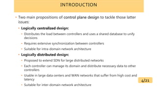 CIDC - An East-West interface for distributed SDN control plane | PPT