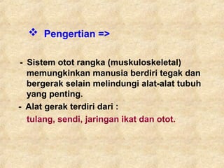 Cidera sistem otot rangka | PPT