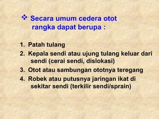 Cidera sistem otot rangka | PPT