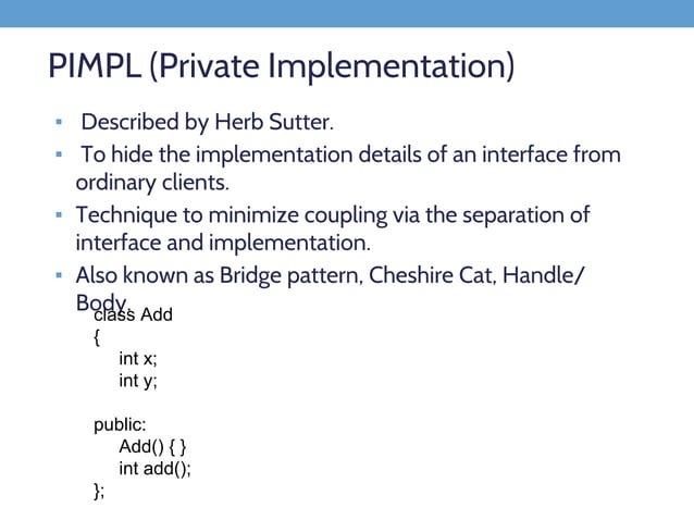 C++ idioms.pptx | Programming Languages | Computing