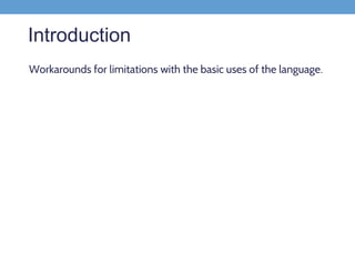 C++ idioms.pptx | Programming Languages | Computing
