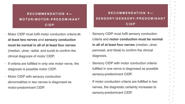 CIDP guidelines | PPTX | Brain and Nervous System Disorders | Diseases ...