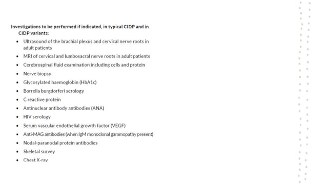 CIDP guidelines | PPTX | Brain and Nervous System Disorders | Diseases ...