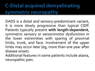 Chronic Inflammatory Demyelinating Polyradiculoneuropathy, CIDP | PPT