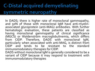 Chronic Inflammatory Demyelinating Polyradiculoneuropathy, CIDP | PPT