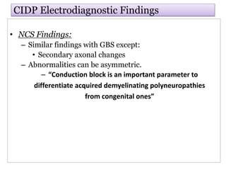 CIDP and NCS protocol | PPTX