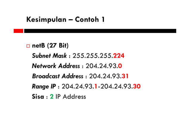 Cidr Dan Vlsm Modul Di Jaringan Komputer Pdf