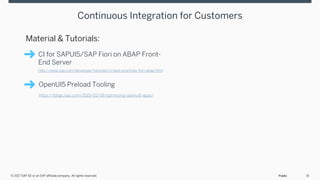 SAPUI5/OpenUI5 - Continuous Integration | PPT