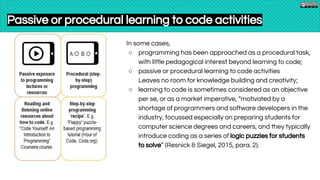 #Cidui16 #cocreatic. Creative programming | PPT