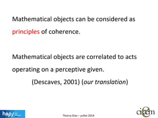 Mathematics and reality - Cieaem-Dias | PPT