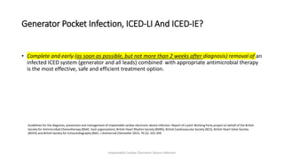 cardiac implantable electronic device infections | PPTX