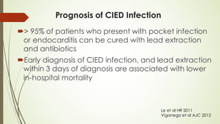 CIED Infections: Incidence, Diagnosis, Microbiology and Prognosis | PDF