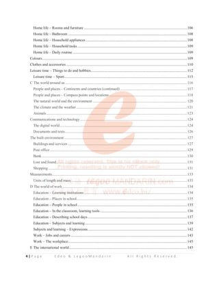 Cie igcse chinese vocabulary (foreign language 0547) v2022 2024 sample ...
