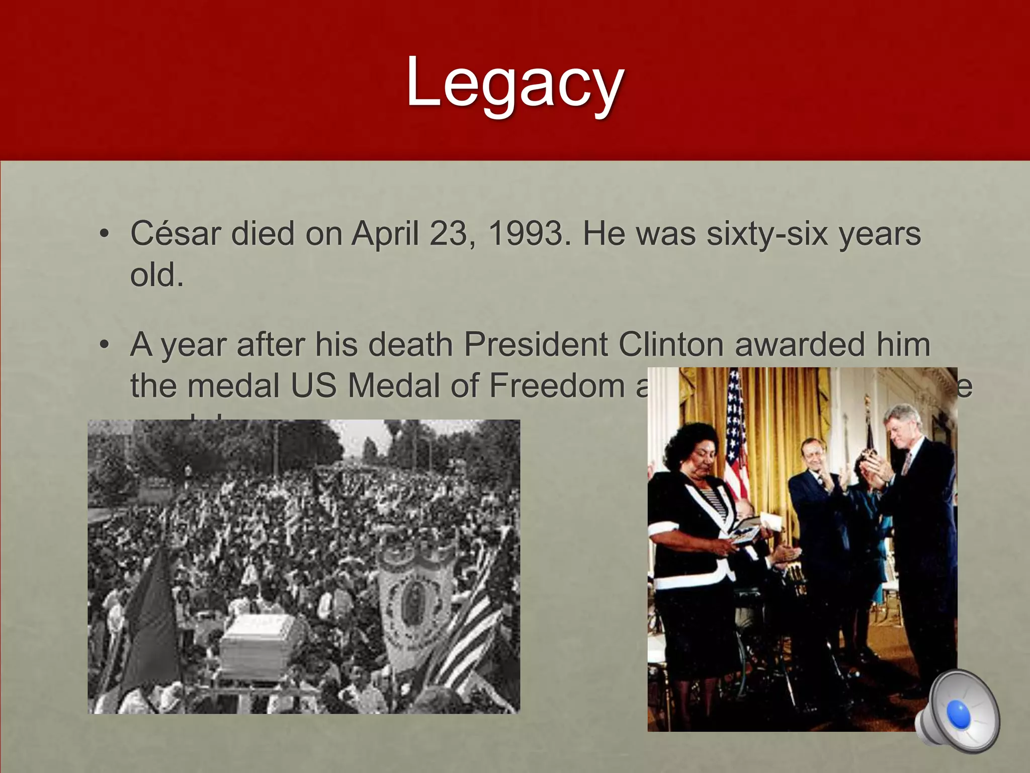 Cesar Chavez Presentation | PPTX