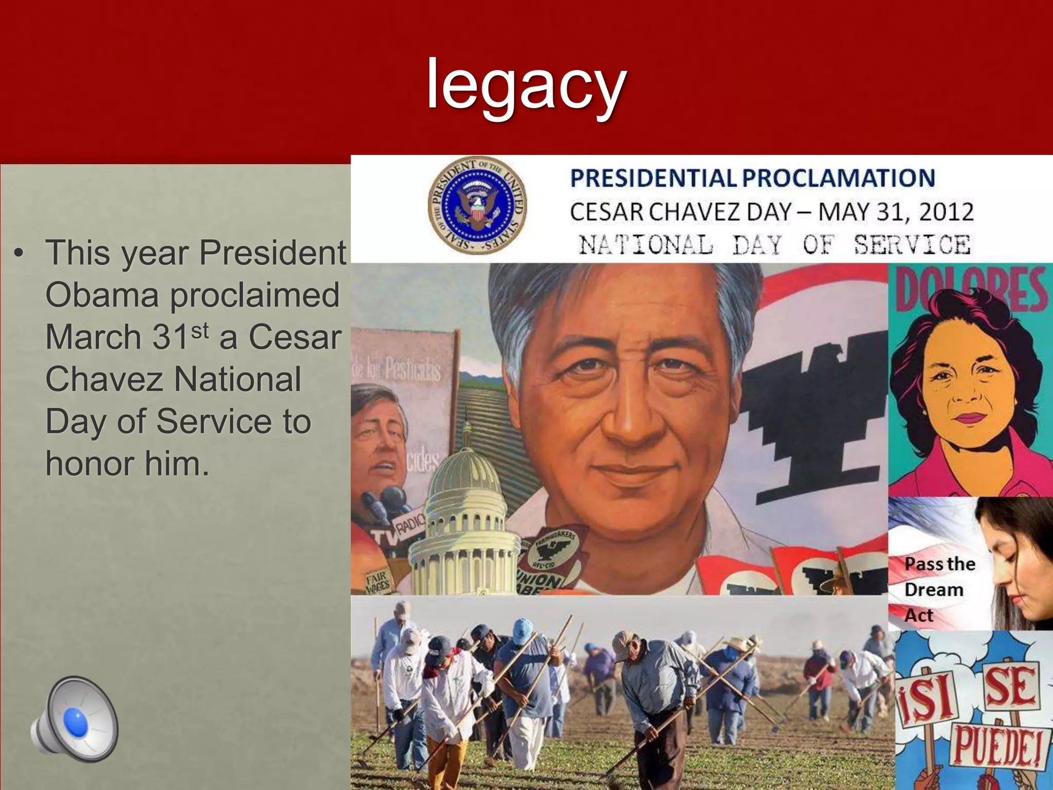 Cesar Chavez Presentation | PPTX