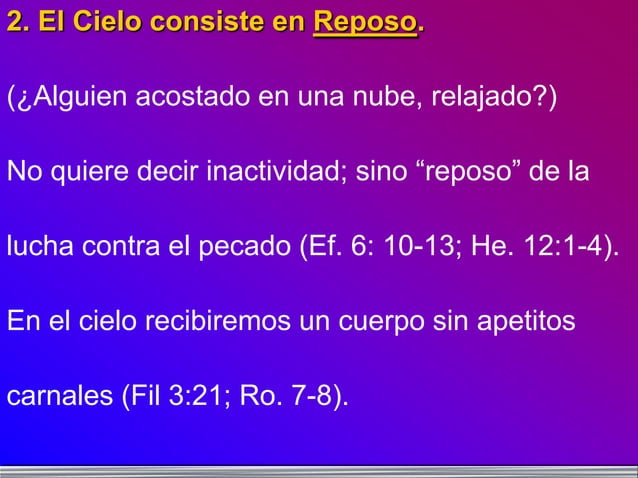 Cielo la esperanza del cristiano | PPT