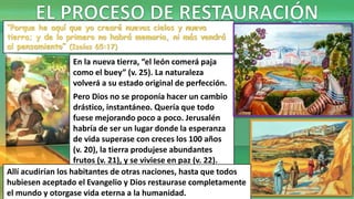 CIELO NUEVO Y TIERRA NUEVA | PPTX