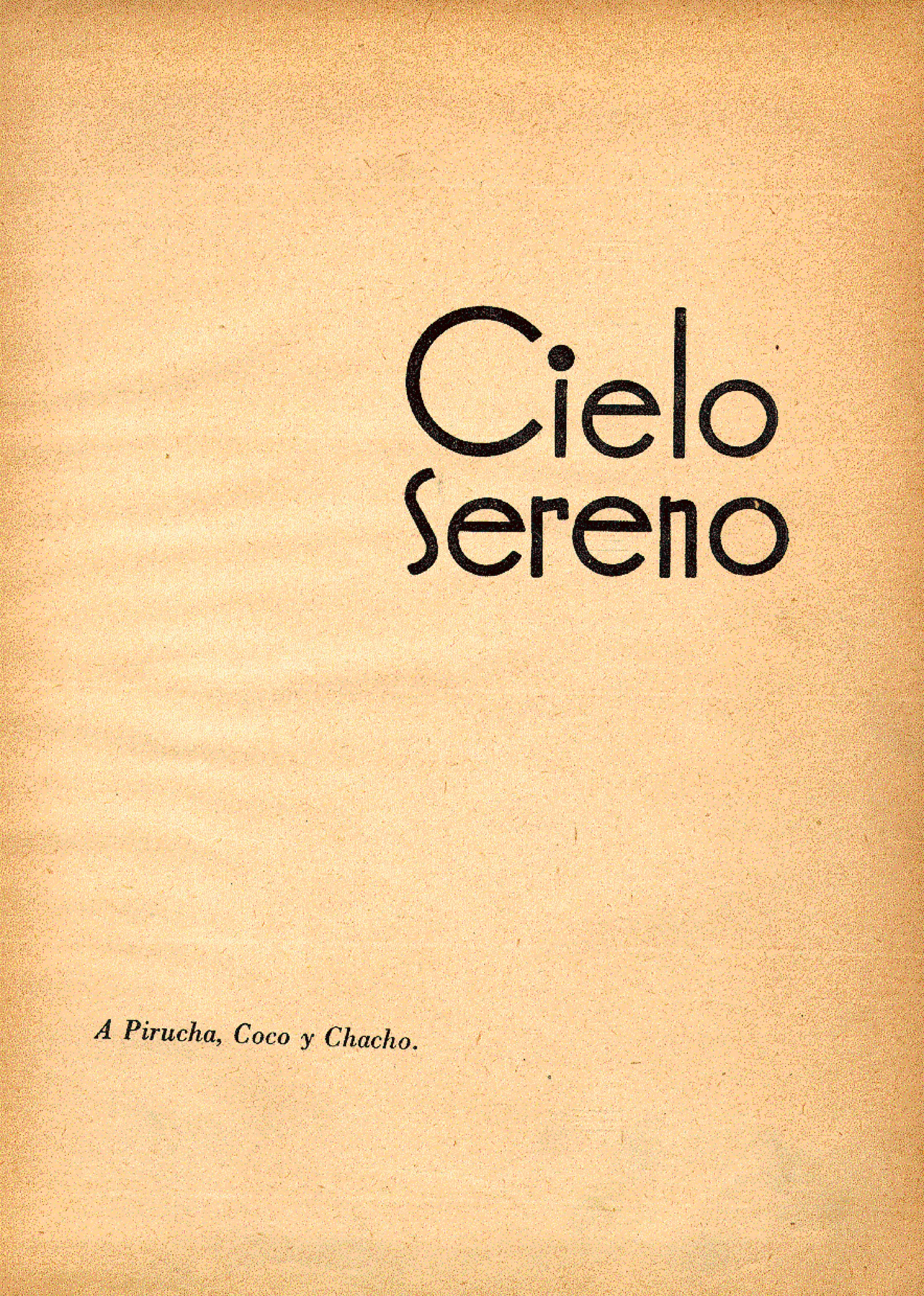 Cielo sereno | PDF