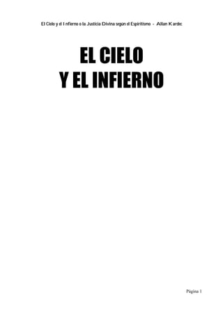 Cielo y el infierno | PDF