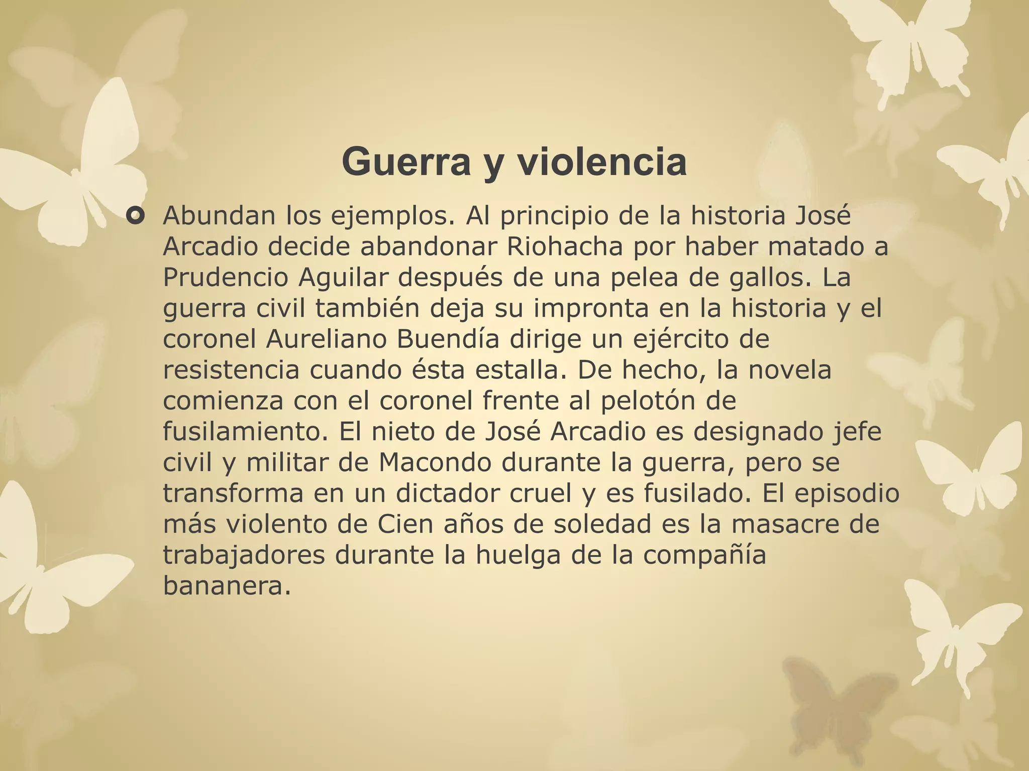 Cien años de soledad | PPTX