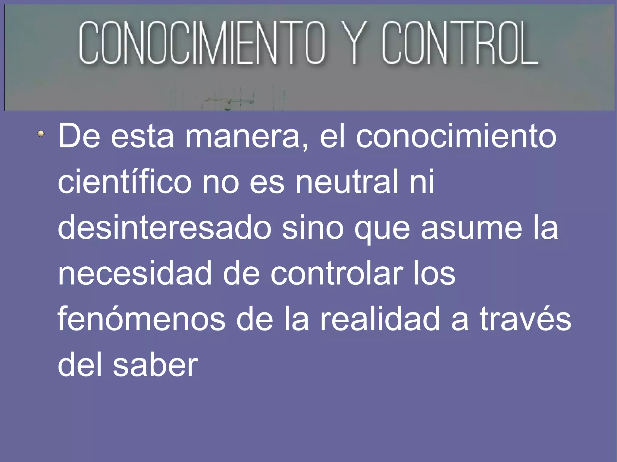 Ciencia. Regularidad, uniformidad, racionalidad e inteligibilidad del mundo | ODP