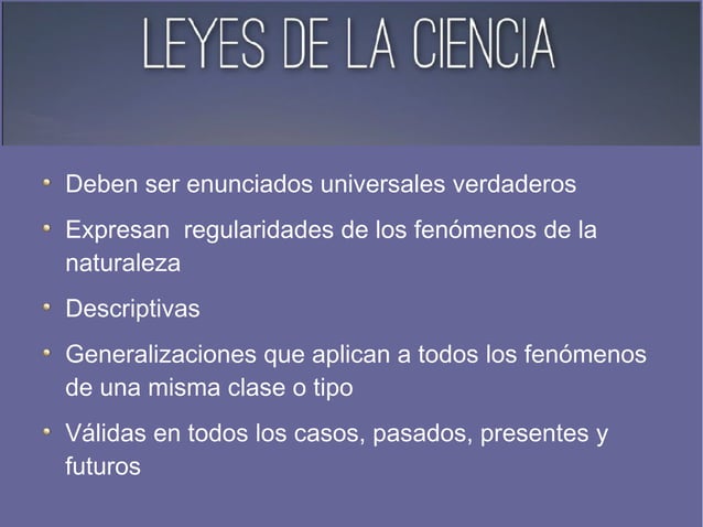 Ciencia. Regularidad, uniformidad, racionalidad e inteligibilidad del mundo | ODP