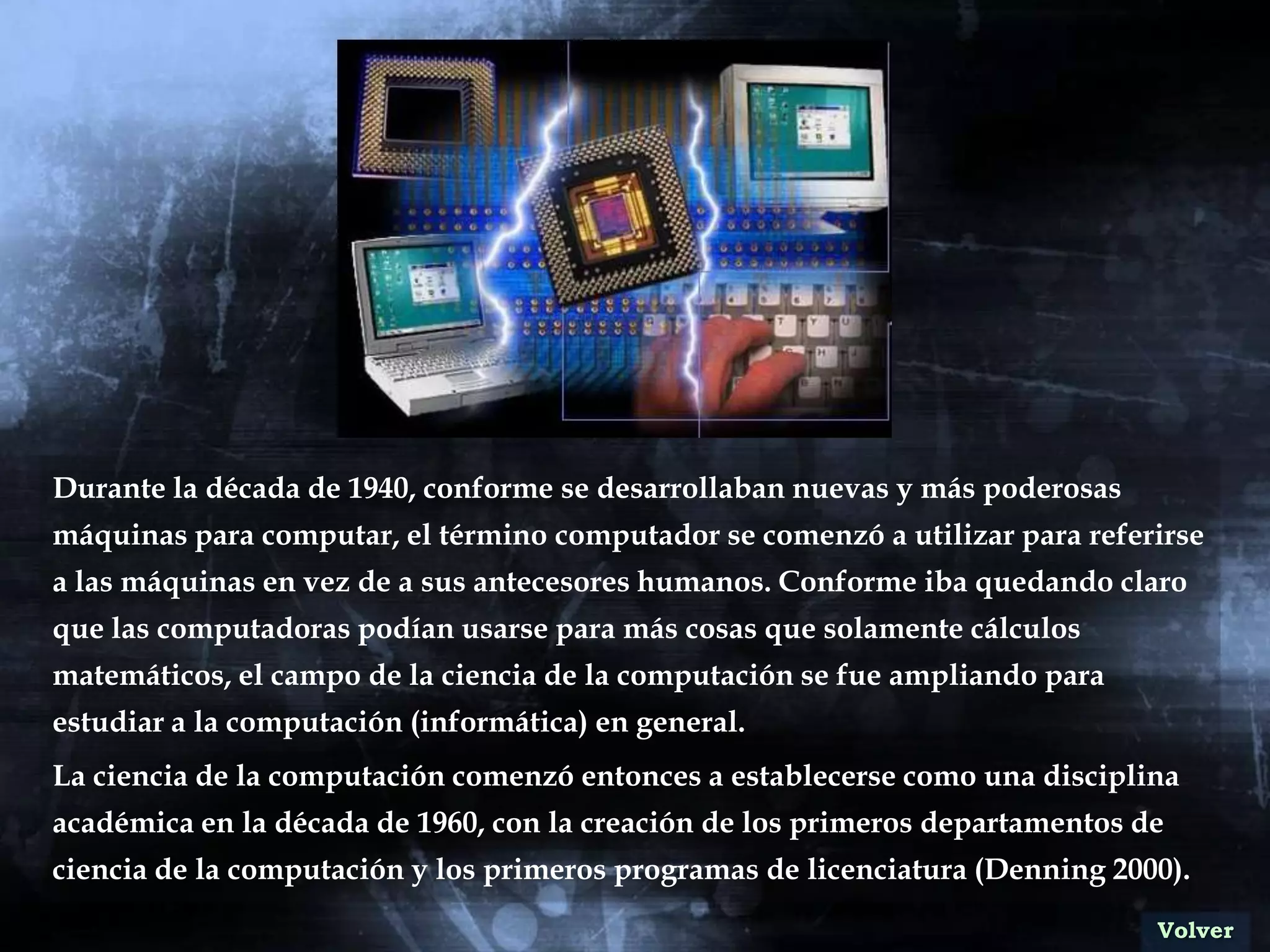 Ciencias de la computacion | PPTX | Computing | Technology & Computing