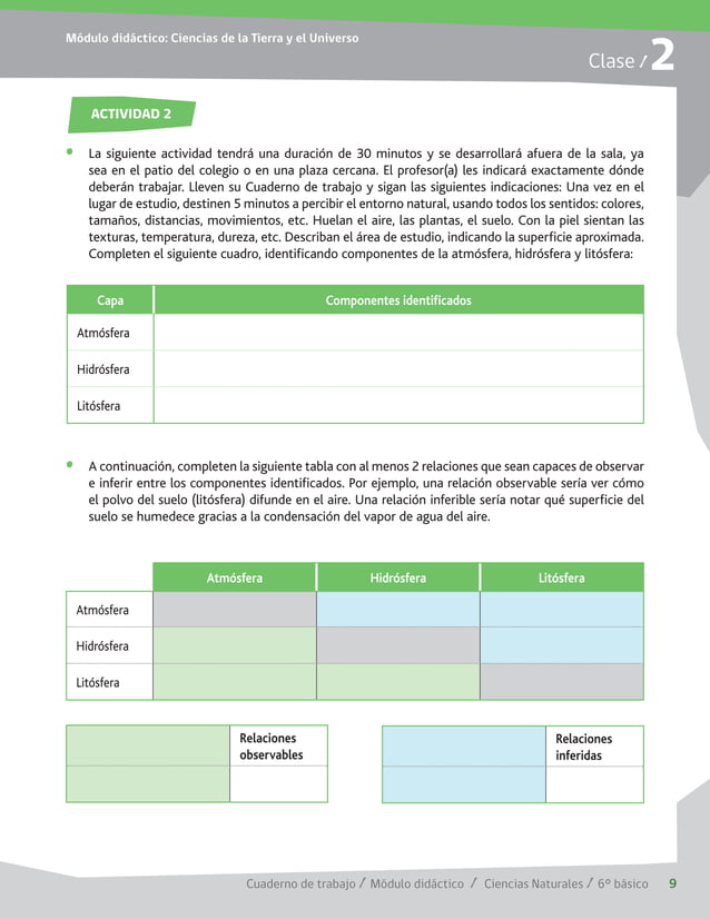 Ciencias naturales 6 tierra y universo diario educacion | PDF