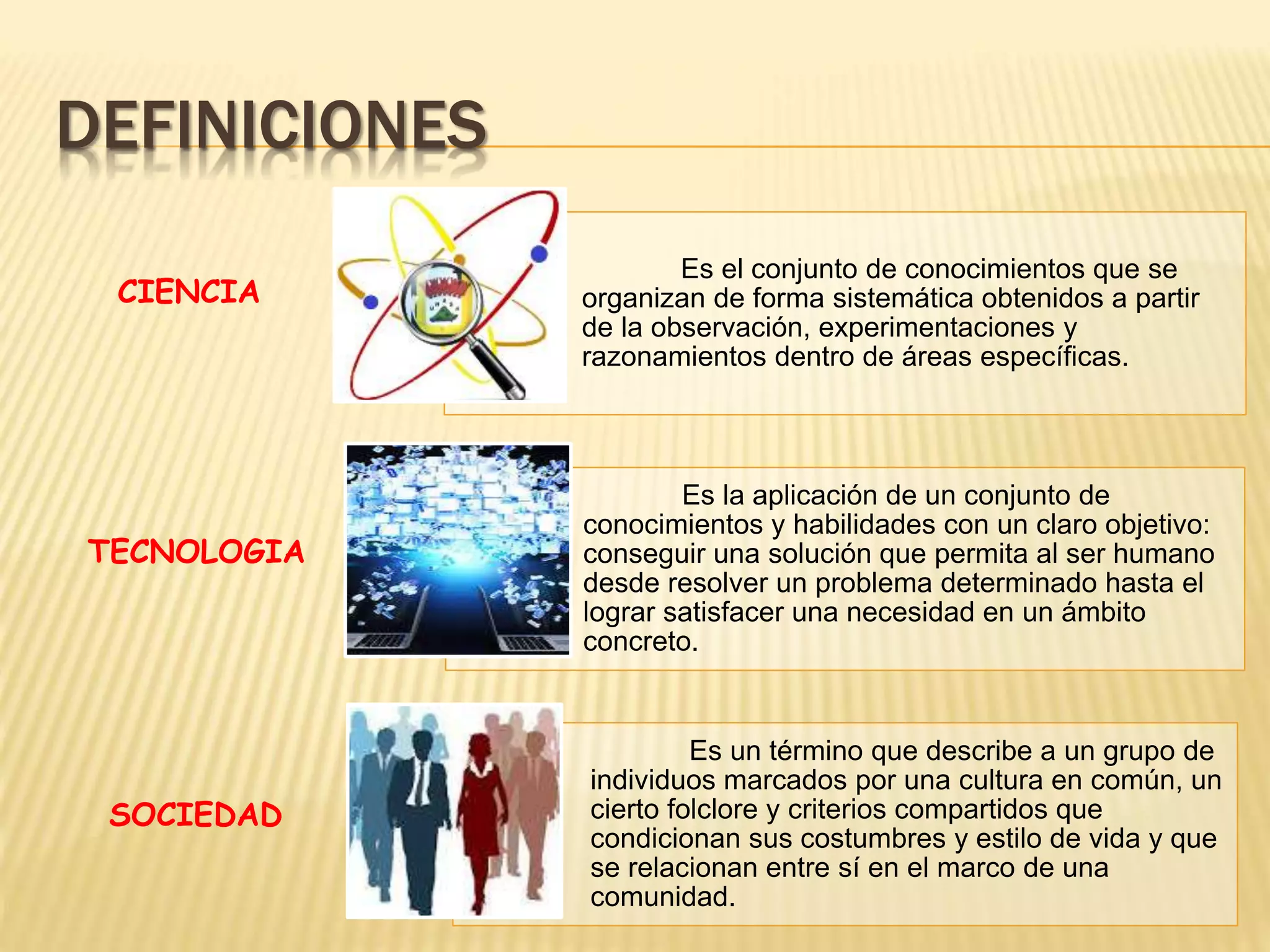 Ciencia tecnologia y sociedad | PPTX