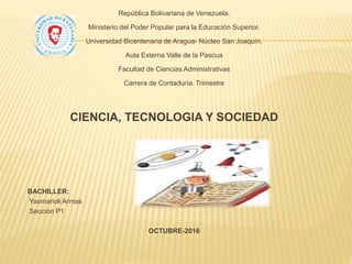 Ciencia tecnologia y sociedad | PPT