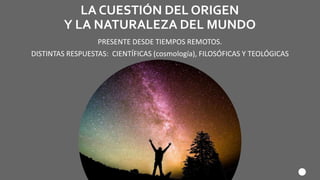 CIENCIA Y FE ante el origen del mundo.pdf