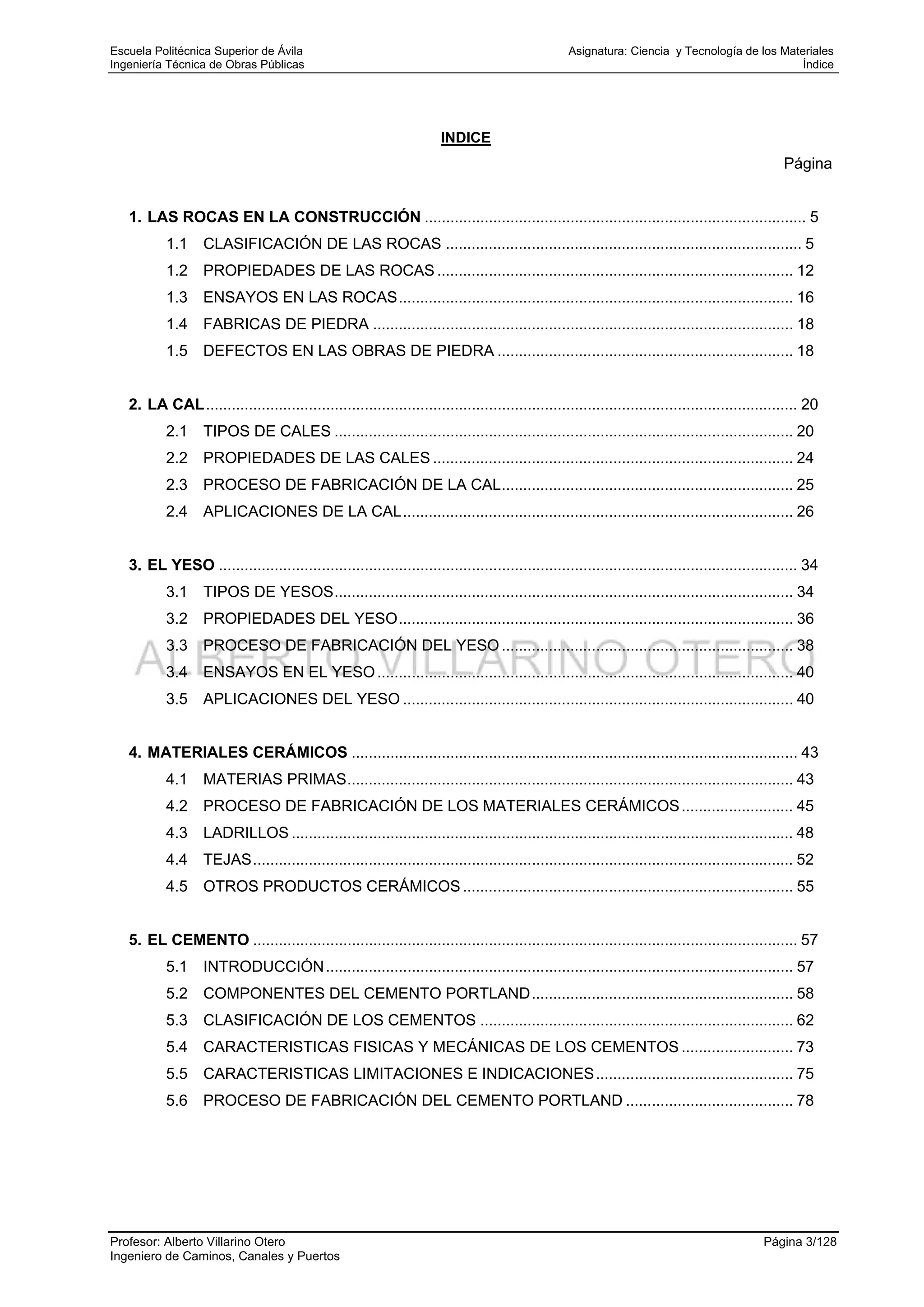 Ciencia y tecnología de los materiales [ing. alberto villarin] | PDF
