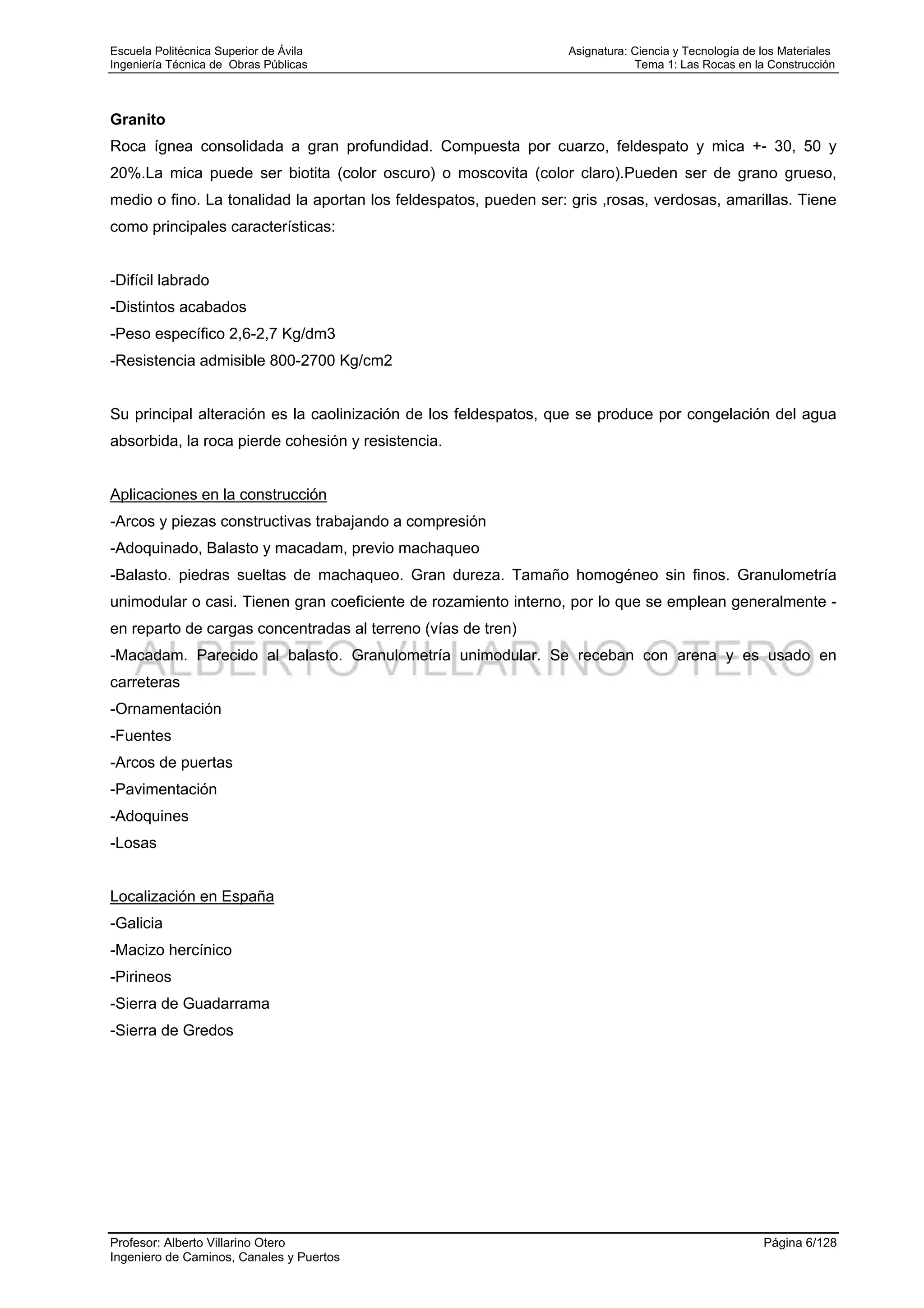 Ciencia y tecnología de los materiales [ing. alberto villarin] | PDF