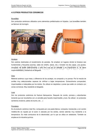 Ciencia y tecnología de los materiales [ing. alberto villarin] | PDF